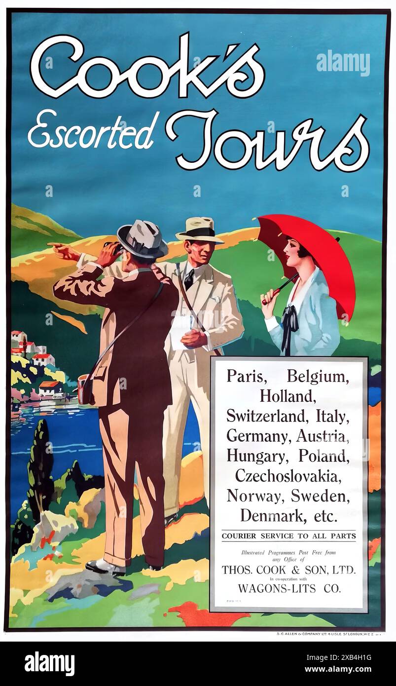Cook's tours poster hi-res stock photography and images - Alamy