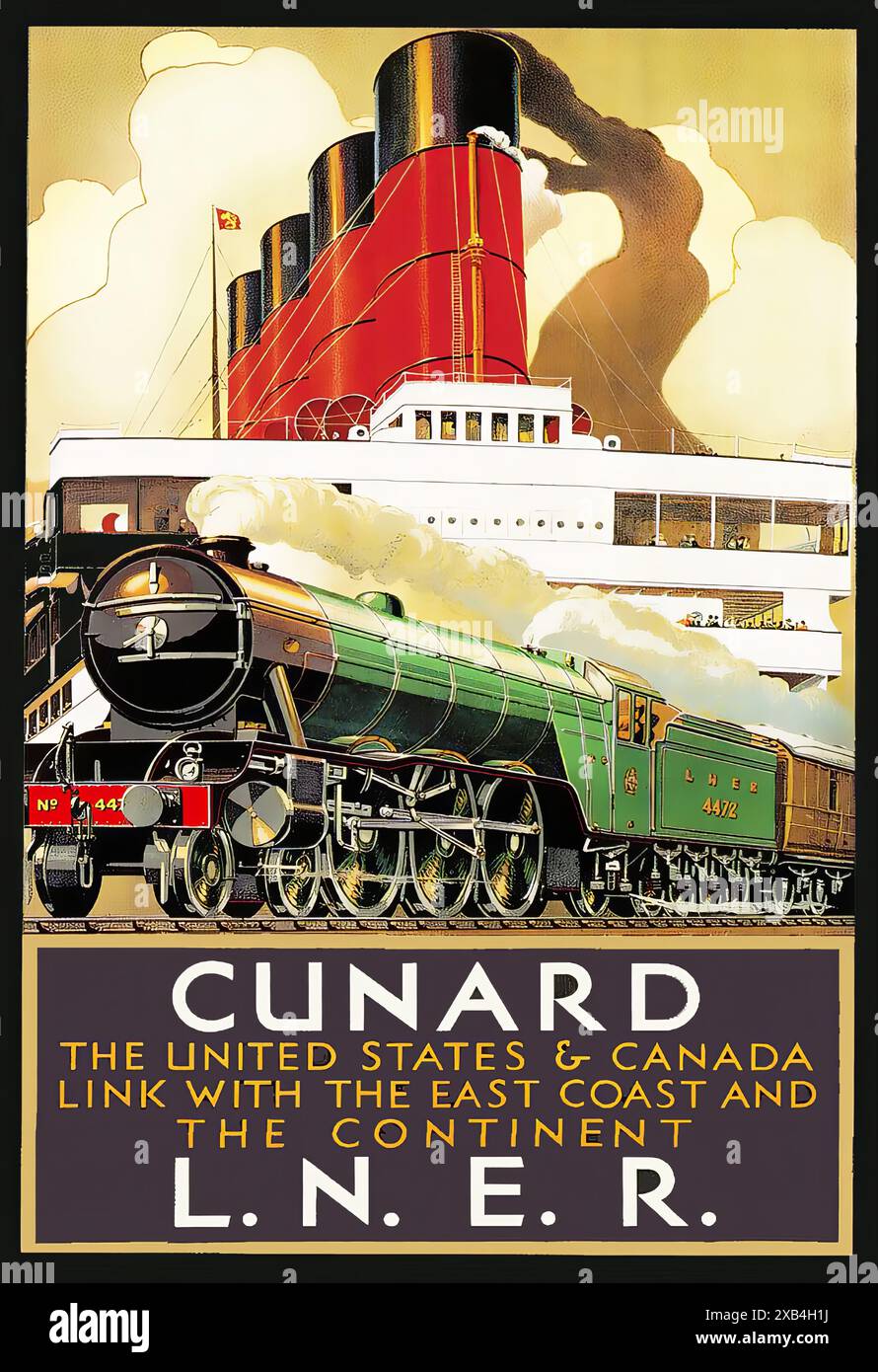 Cunard, The United States & Canada Link with the east coast and the ...