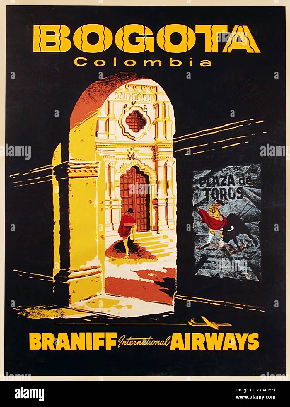 Bogotá, Colombia, Braniff International Airways. - Vintage Travel ...