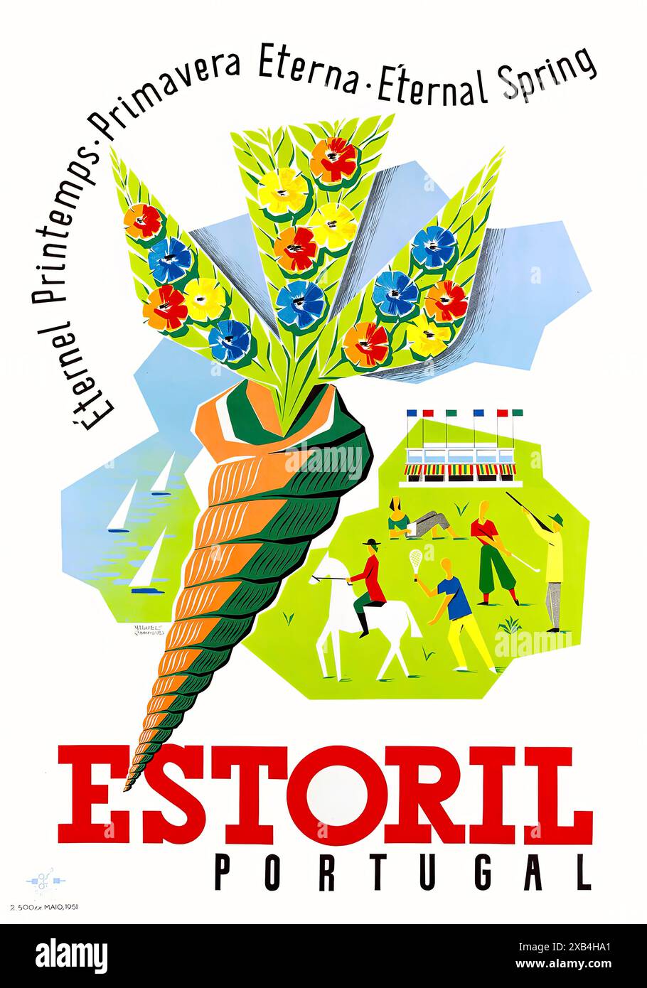 Travel portugal poster Cut Out Stock Images & Pictures - Alamy