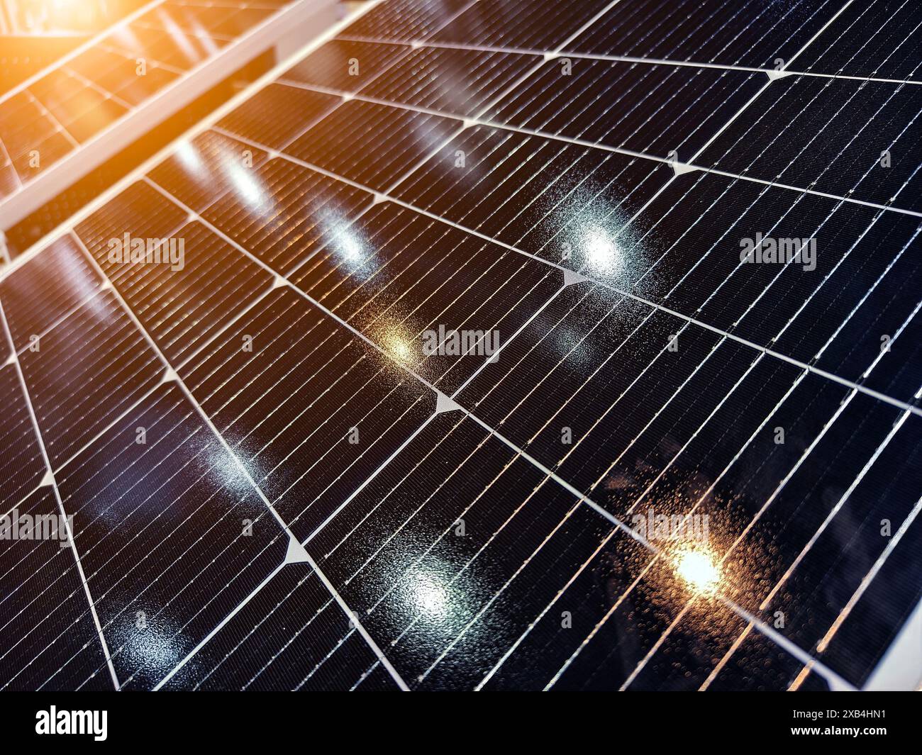 Solar panel with composites and gas tech for sunlight penetration Stock ...