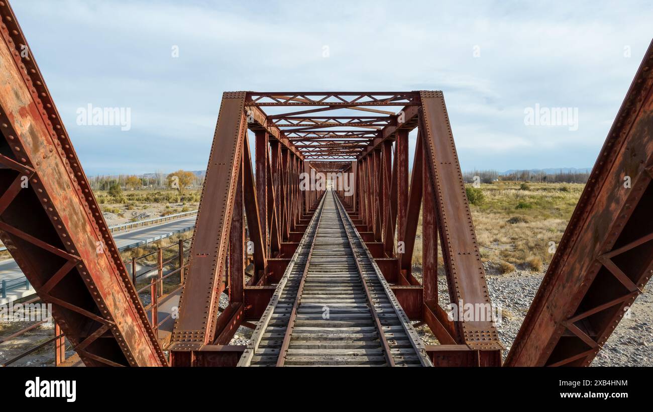 old train bridge with rivets Stock Photo - Alamy