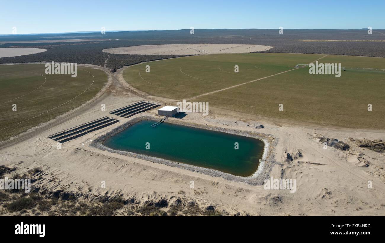 Solar pumping system, for irrigation in pivot plantations. In the ...