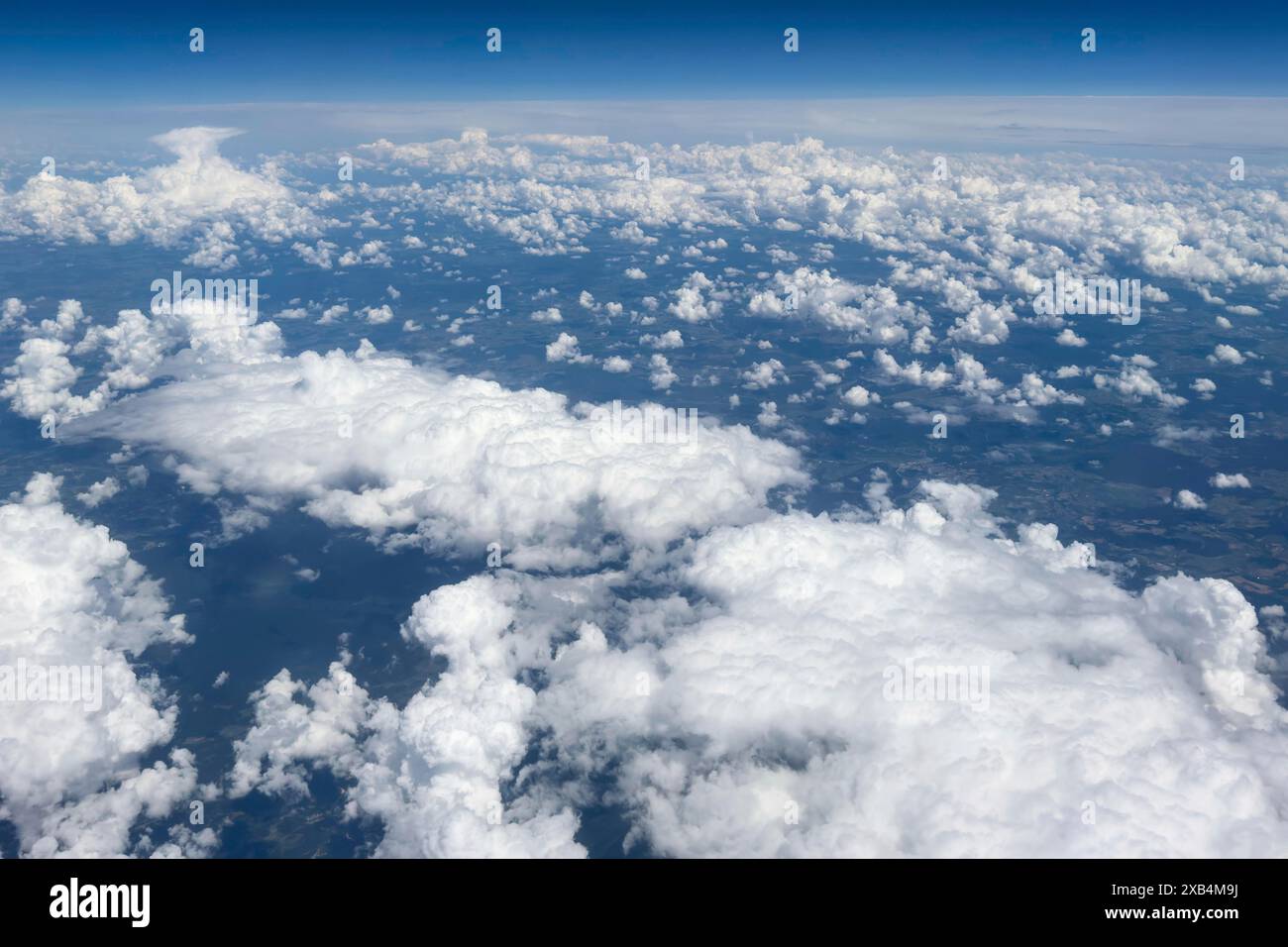 View from 13000 feet about 4000 metres above sea level Aerial view of ...