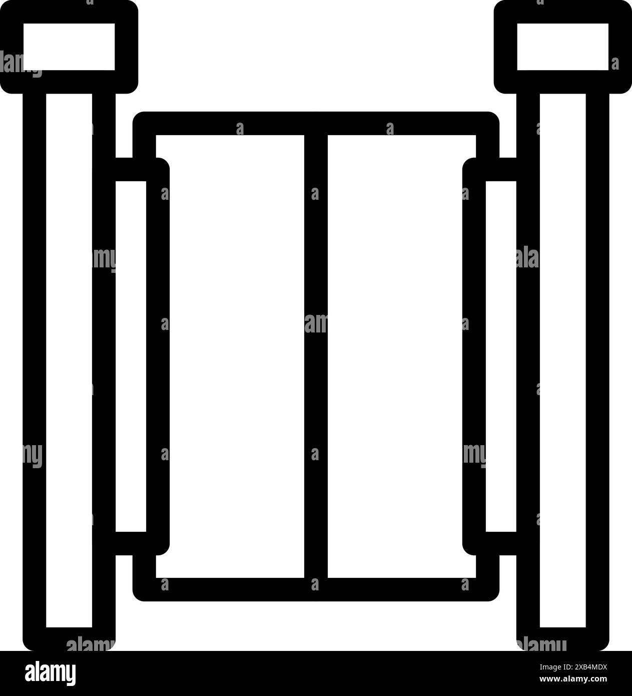 Minimalist line art barrier hi-res stock photography and images - Alamy