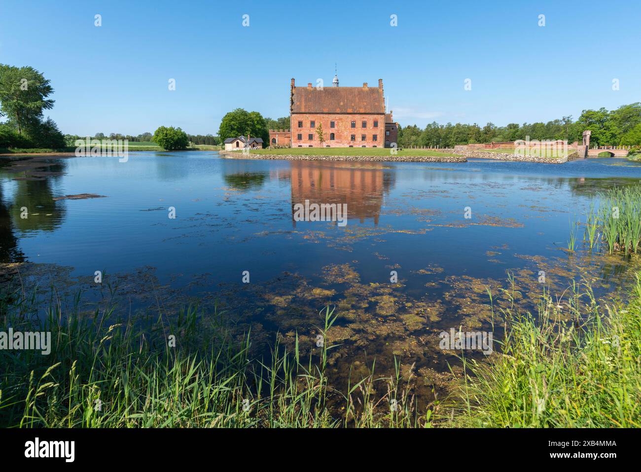 Broholm Castle, Gudme, 14th century, brick building, fortification ...