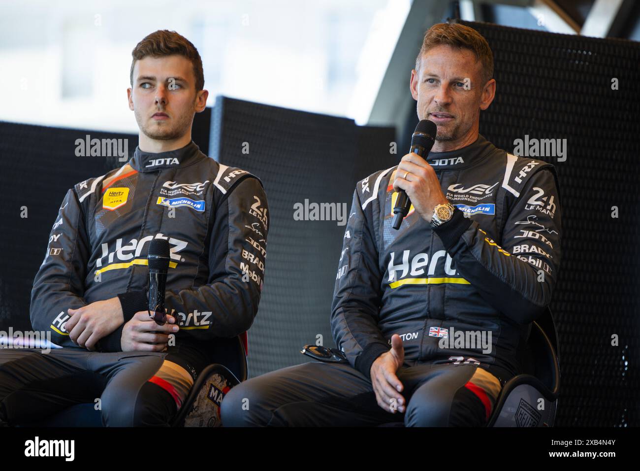 BUTTON Jenson (gbr), Hertz Team Jota, Porsche 963 #38, Hypercar, FIA ...