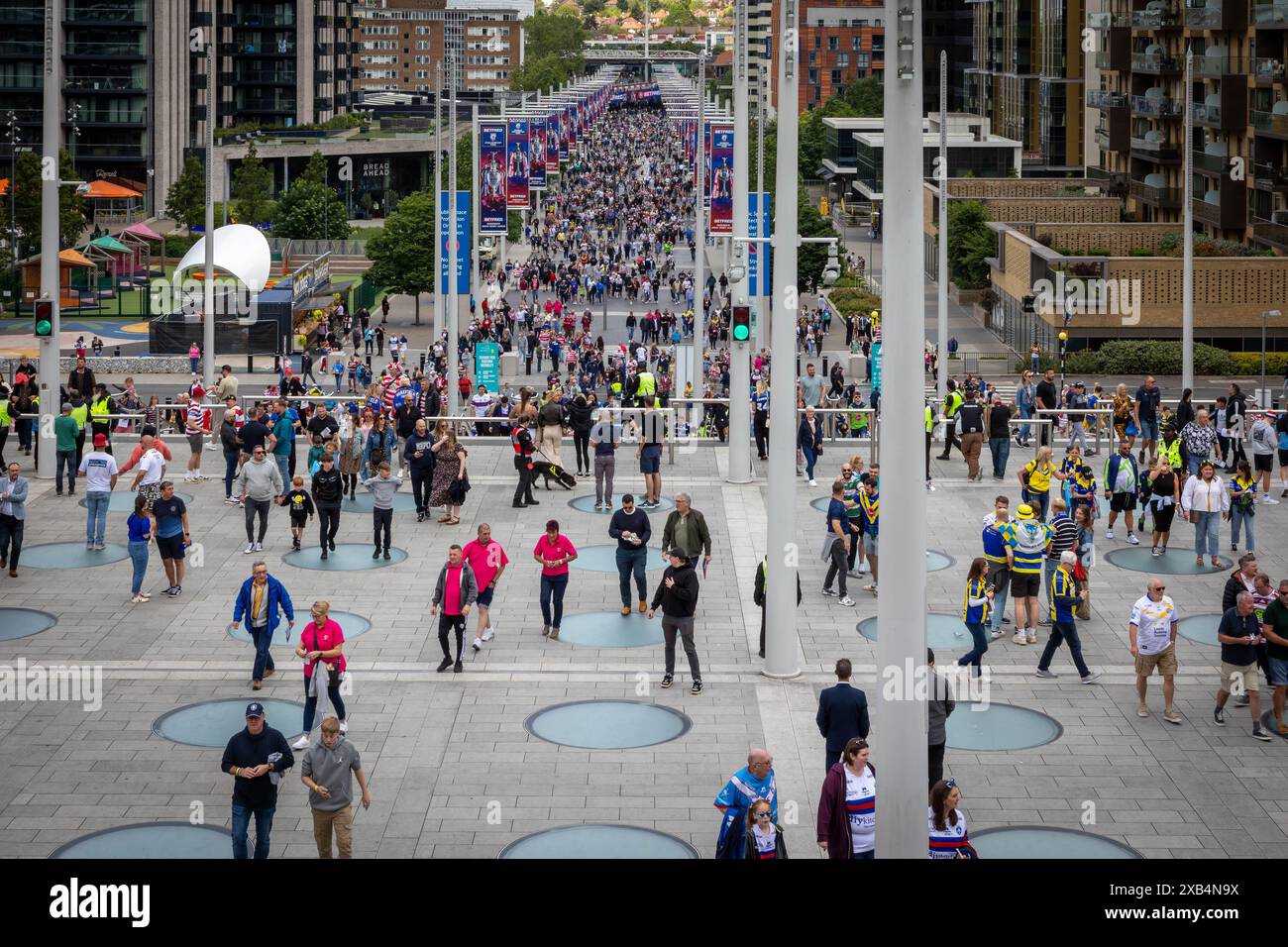 The 2024 rugby league Betfred Challenge Cup Final at Wembley between ...