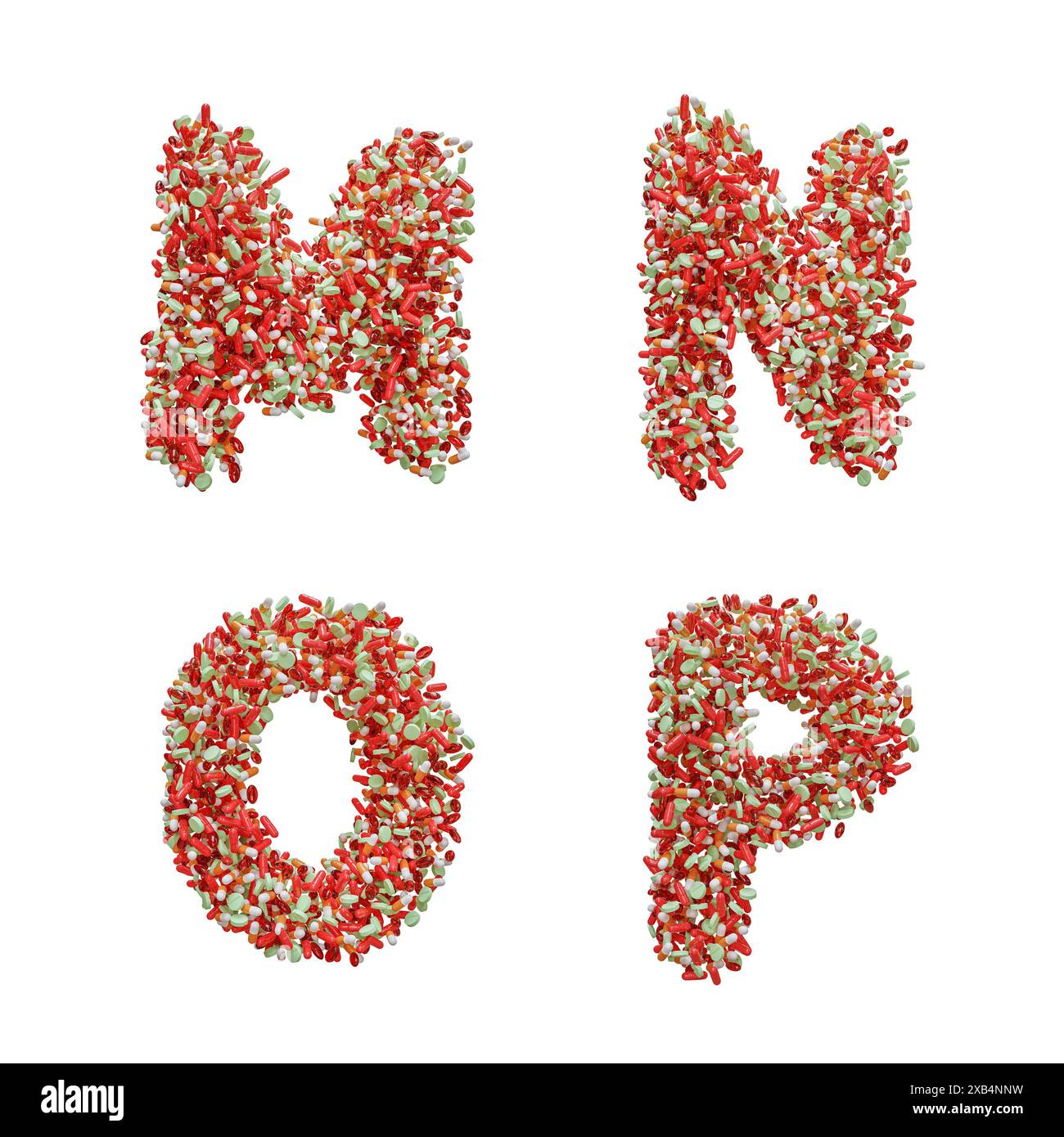 Letter set alphabet medicine pills hi-res stock photography and images ...