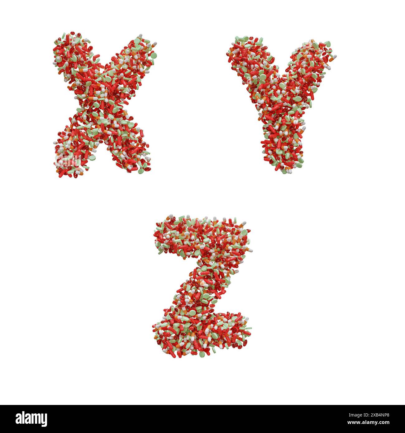 Letter set alphabet medicine pills hi-res stock photography and images ...