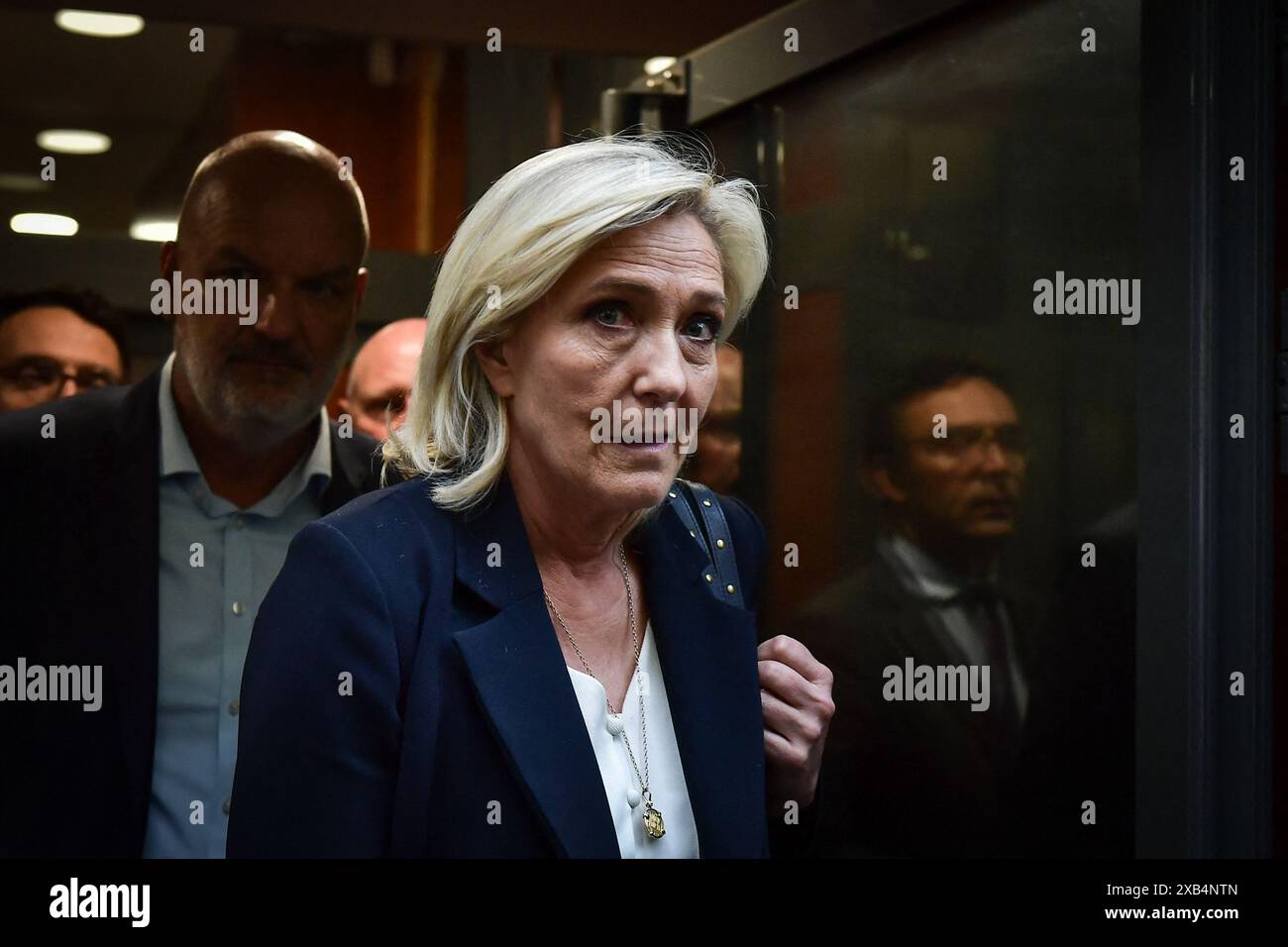 Paris, France. 10th June, 2024. French MP and President of the ...