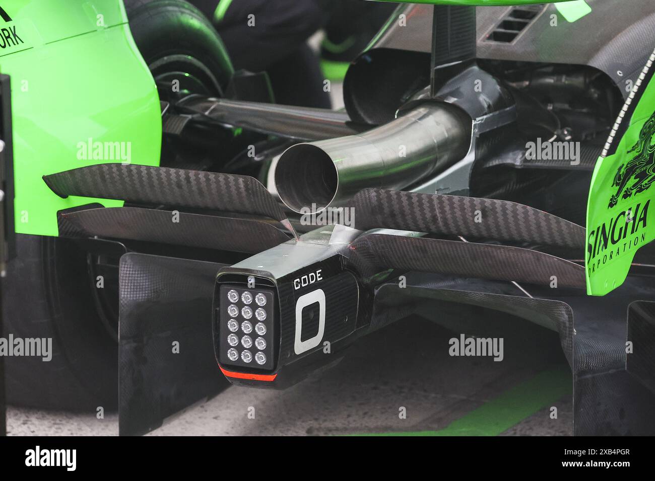 Stake F1 Team Kick Sauber C44, mechanical detail Beam wing during the Formula 1 AWS Grand Prix ...