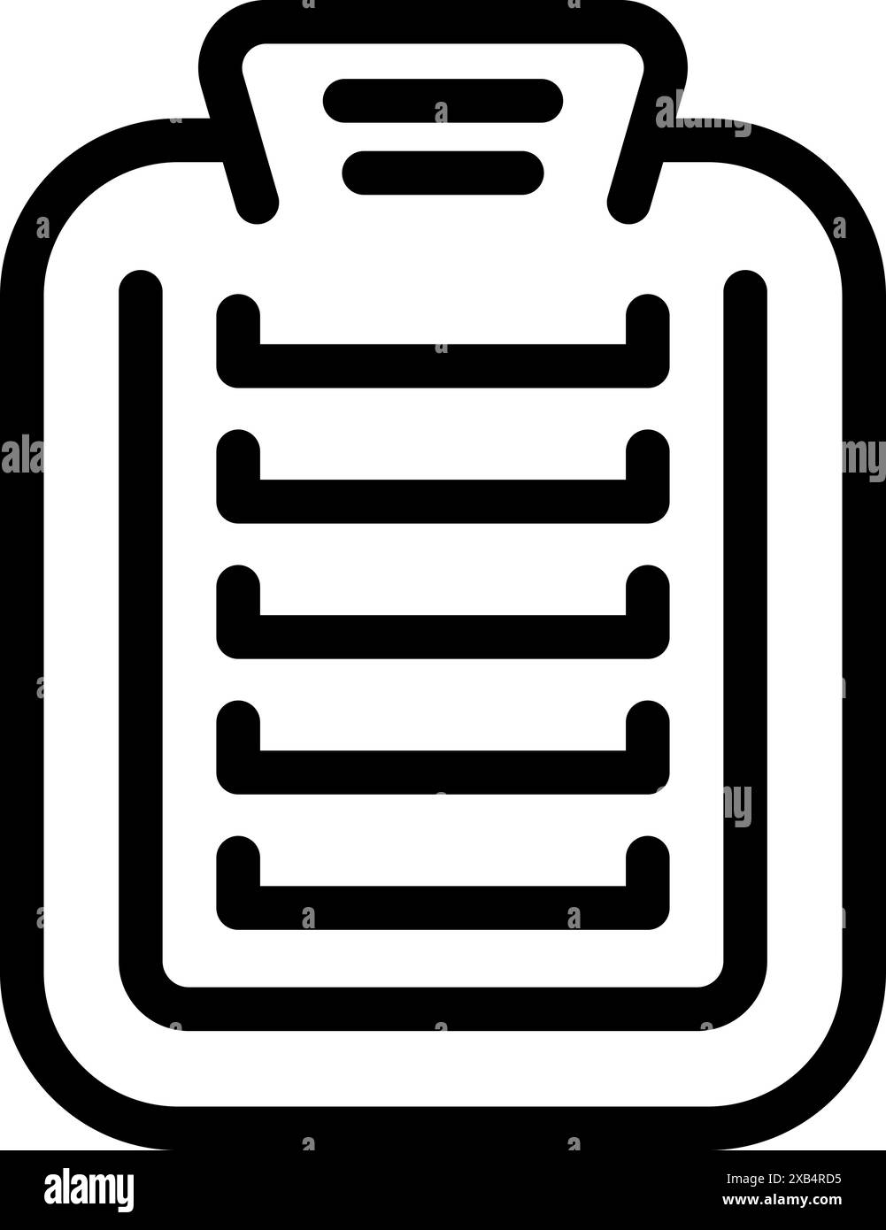 Clipboard with check marks, business organization using planning ...