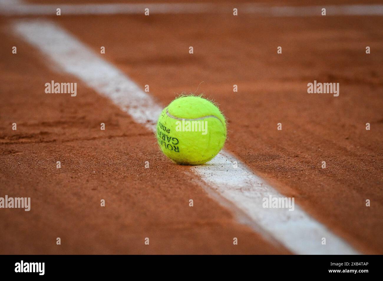 Illustration of the official ball during Roland-Garros 2024, ATP and ...