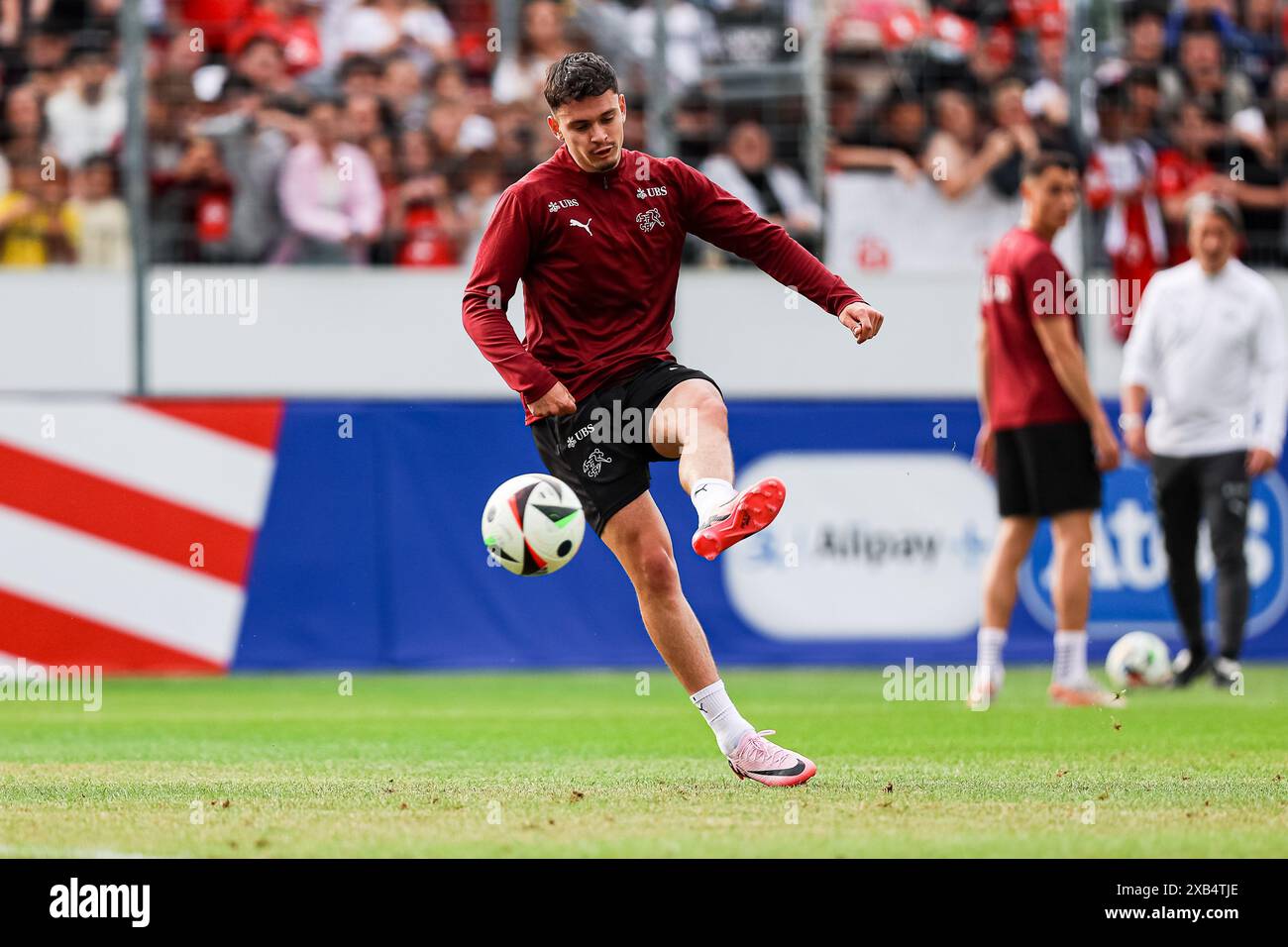 Fabian Rieder (Swiss, Schweiz) GER, Training Fussball Herren ...