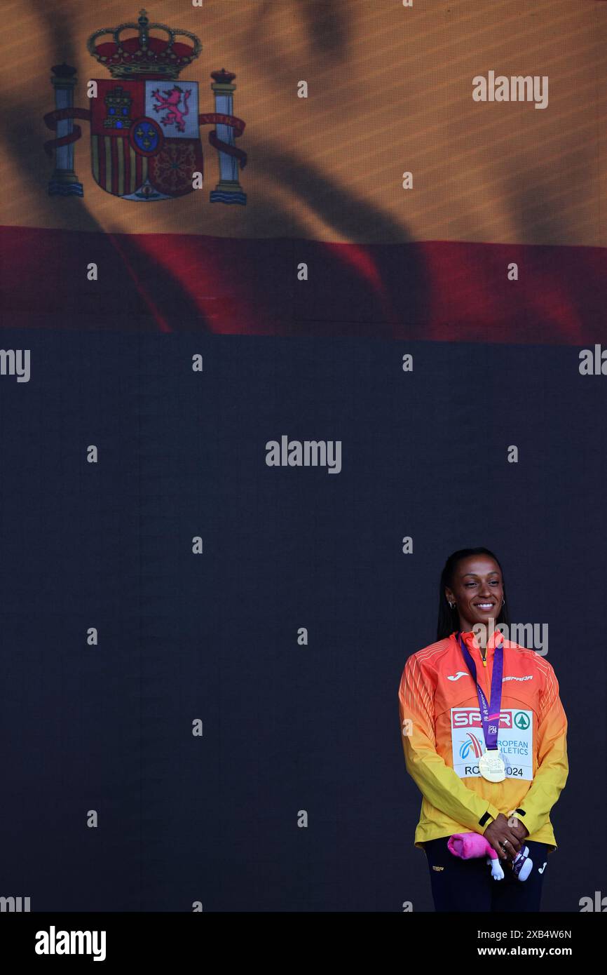 Rome, Italy. 10th June, 2024. Rome, Italy 10.06.2024: Ana Peleteiro ...