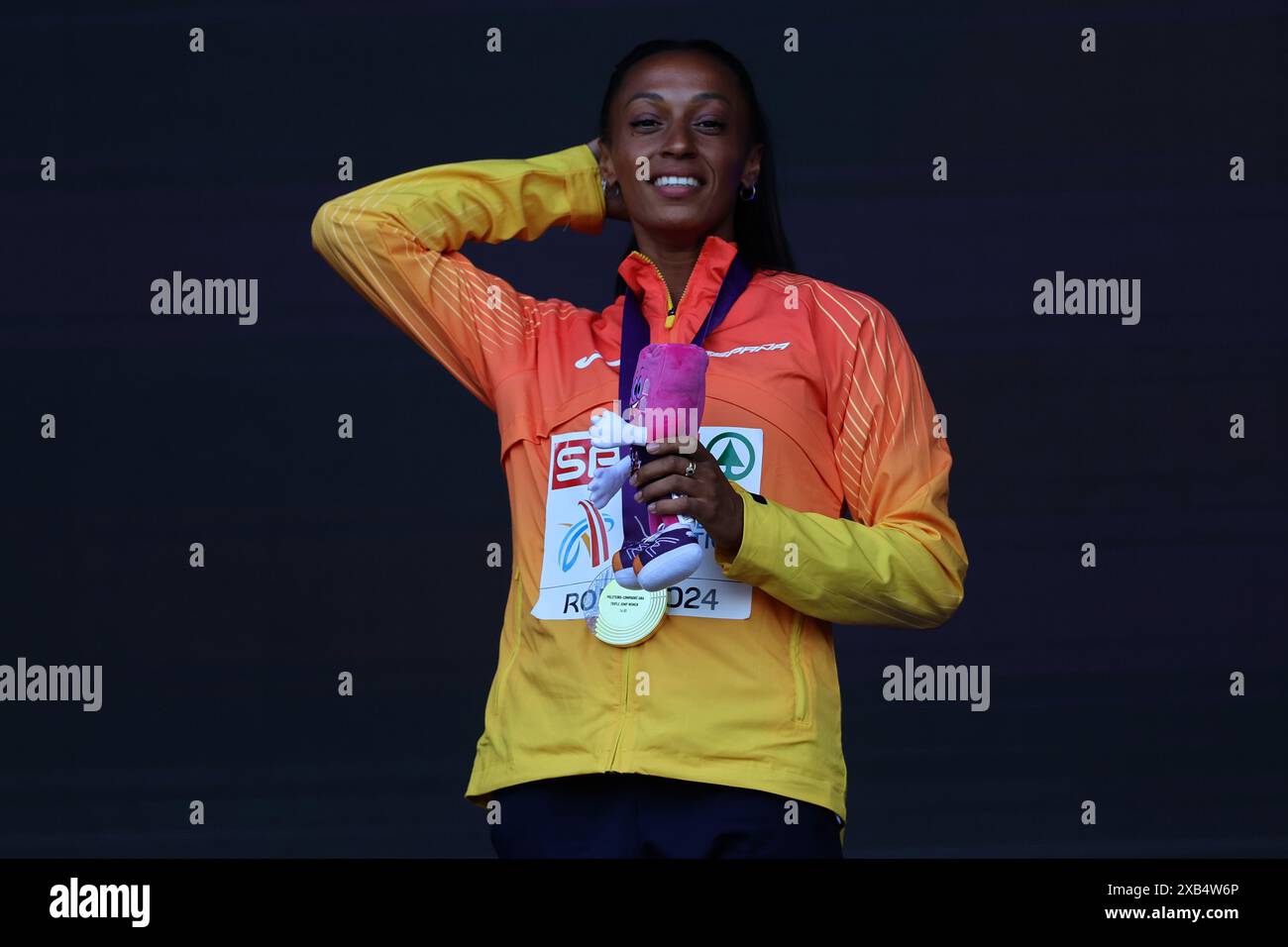 Rome, Italy. 10th June, 2024. Rome, Italy 10.06.2024: Ana Peleteiro ...