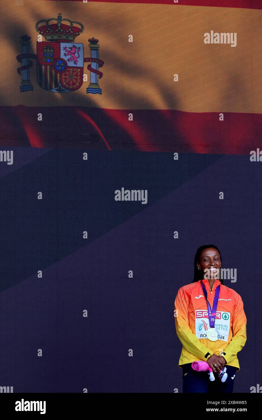 Rome, Italy. 10th June, 2024. Rome, Italy 10.06.2024: Ana Peleteiro ...