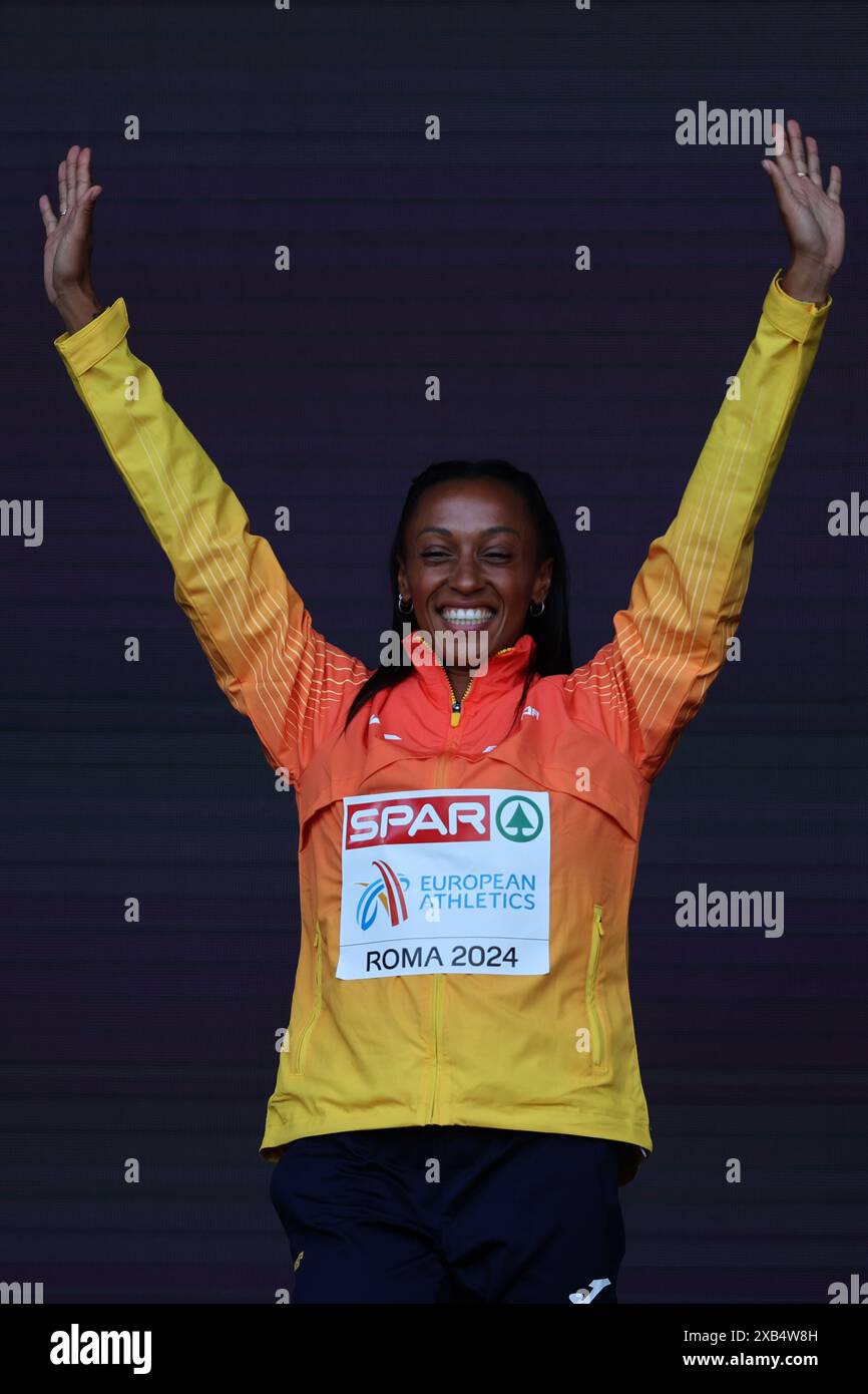 Rome, Italy. 10th June, 2024. Rome, Italy 10.06.2024: Ana Peleteiro ...