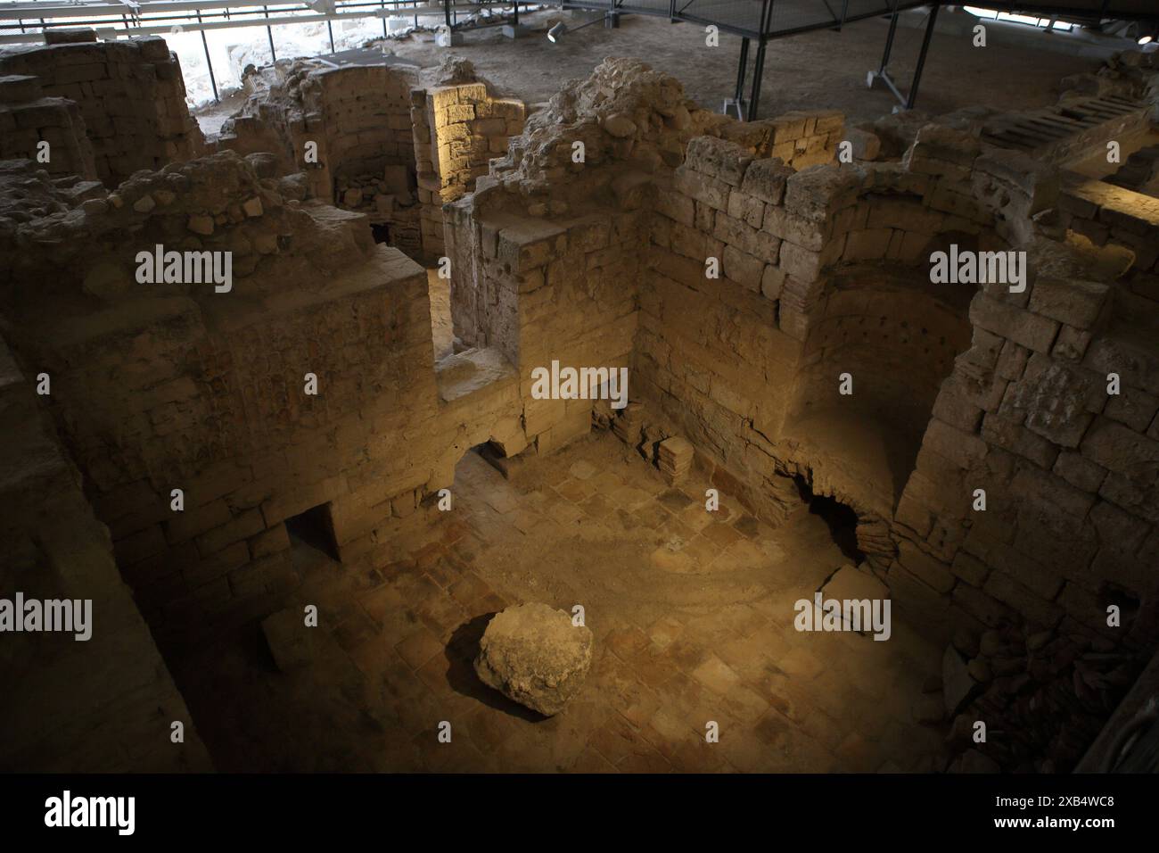 One Of Two Hot Rooms Or Caldarium In The Bath Complex Or Hammam Part Of