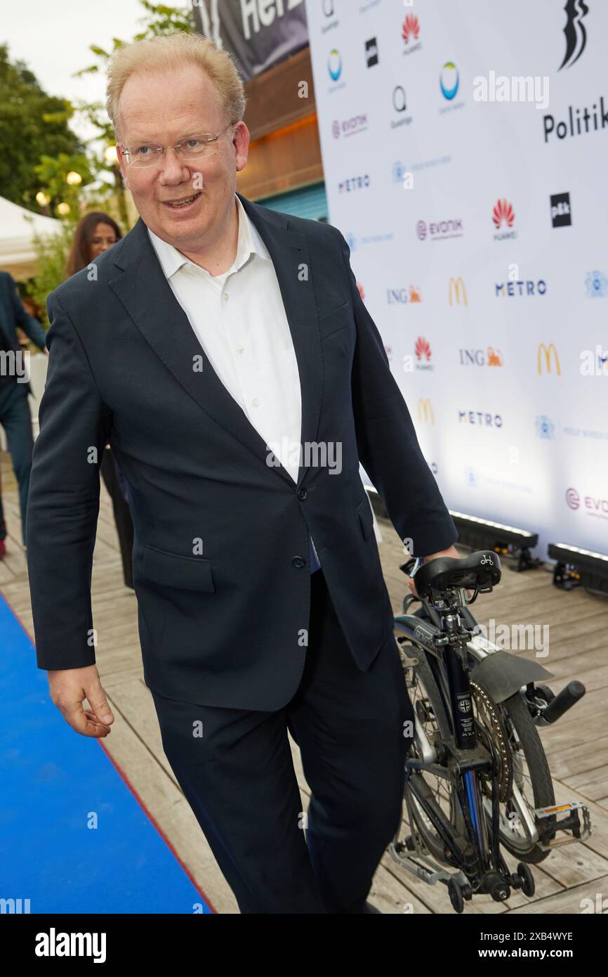 Berlin, Germany. 10th June, 2024. Sebastian Turner, publicist, arrives ...