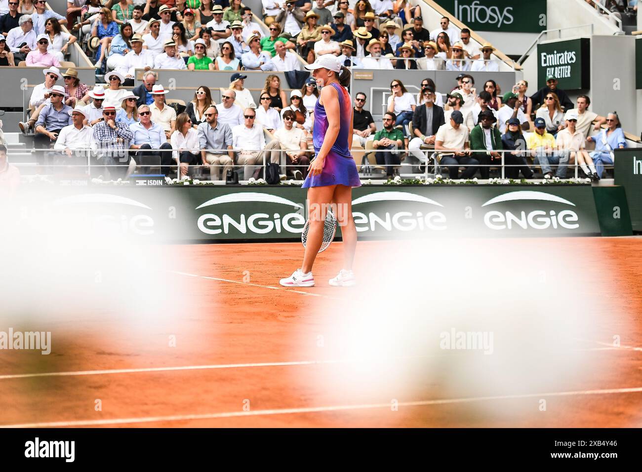 Iga SWIATEK of Poland during the fourteenth day of Roland-Garros 2024 ...