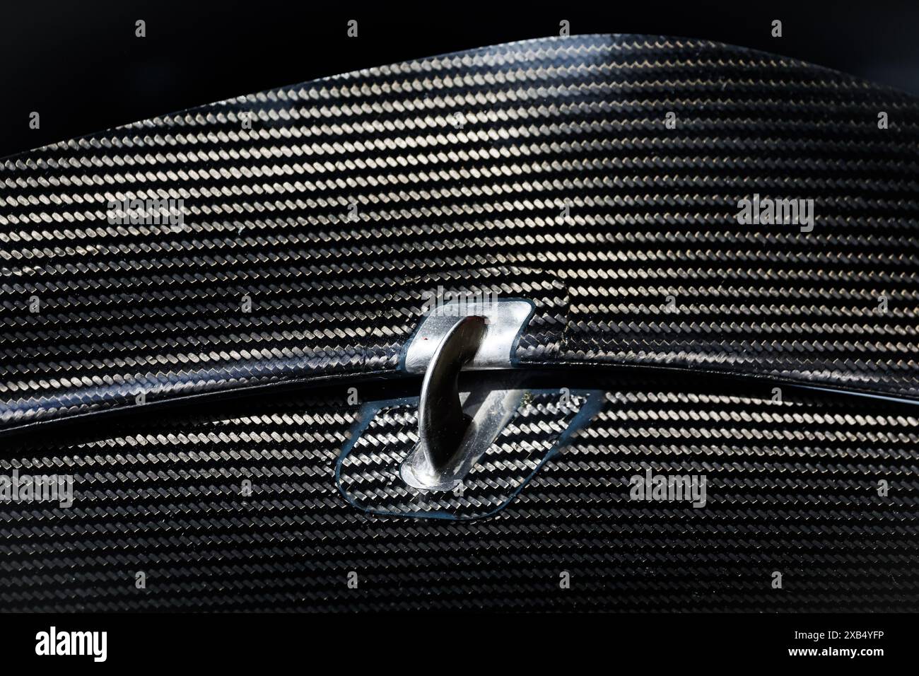 Williams Racing FW46, mechanical detail of the front wing during the ...