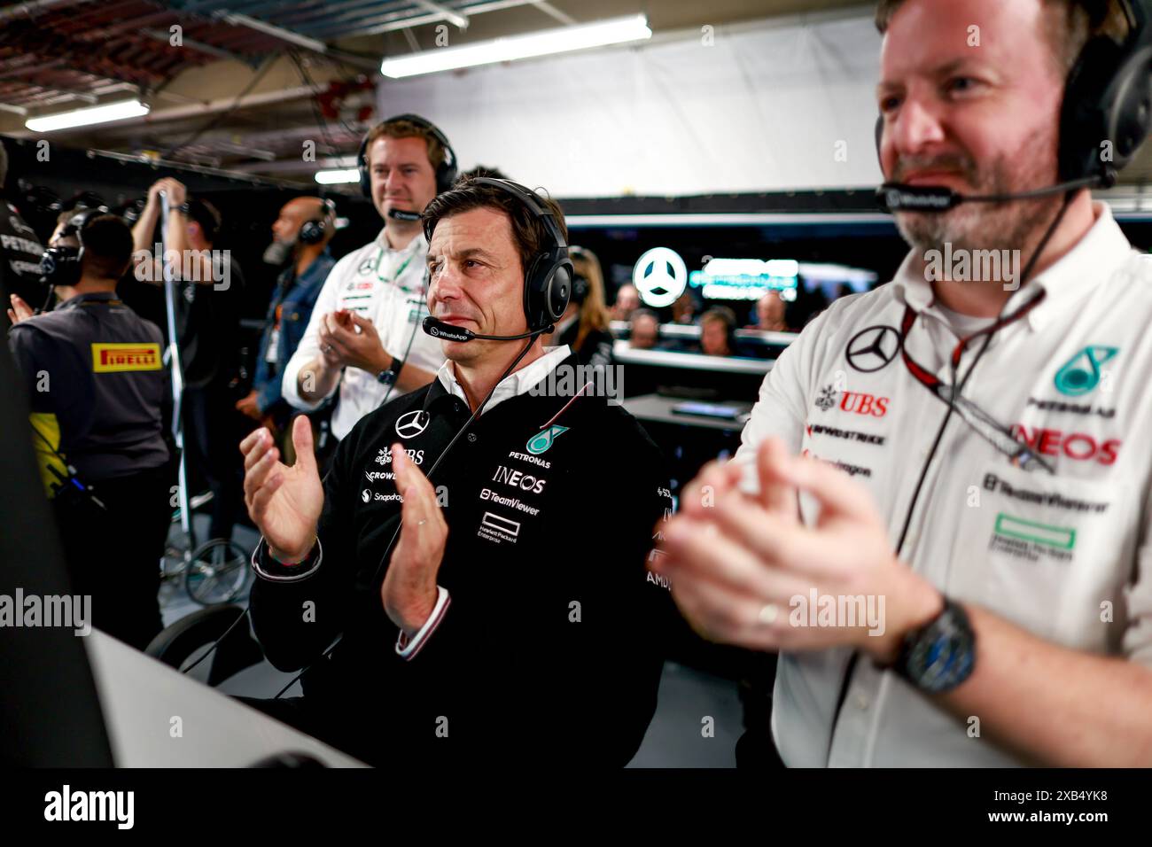 WOLFF Toto (aut), Team Principal & CEO of Mercedes AMG F1 Team, portrait Bradley Lord, Mercedes ...