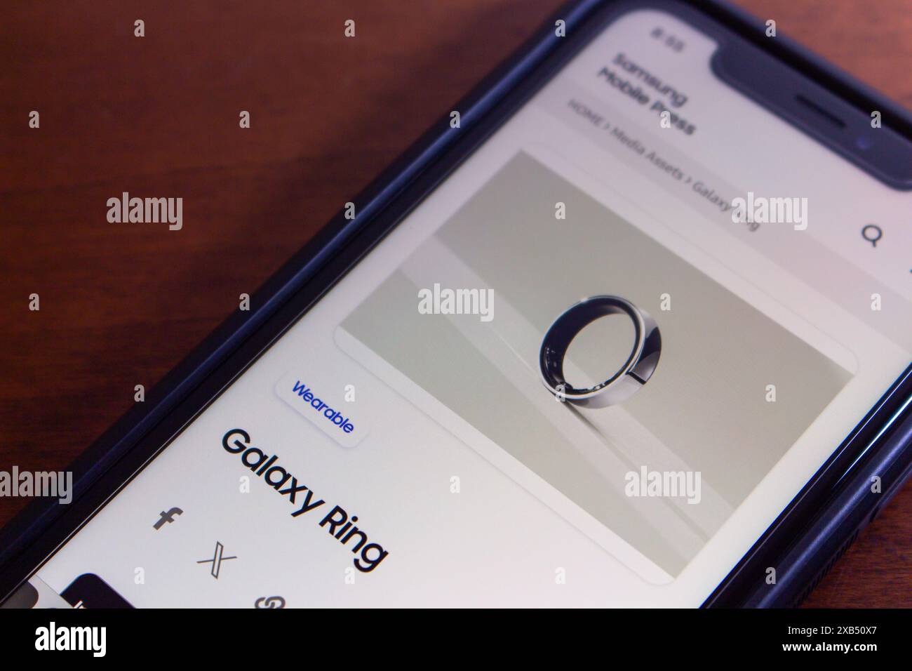 Galaxy Ring website from Samsung Mobile Press. Galaxy Ring is a smart ...