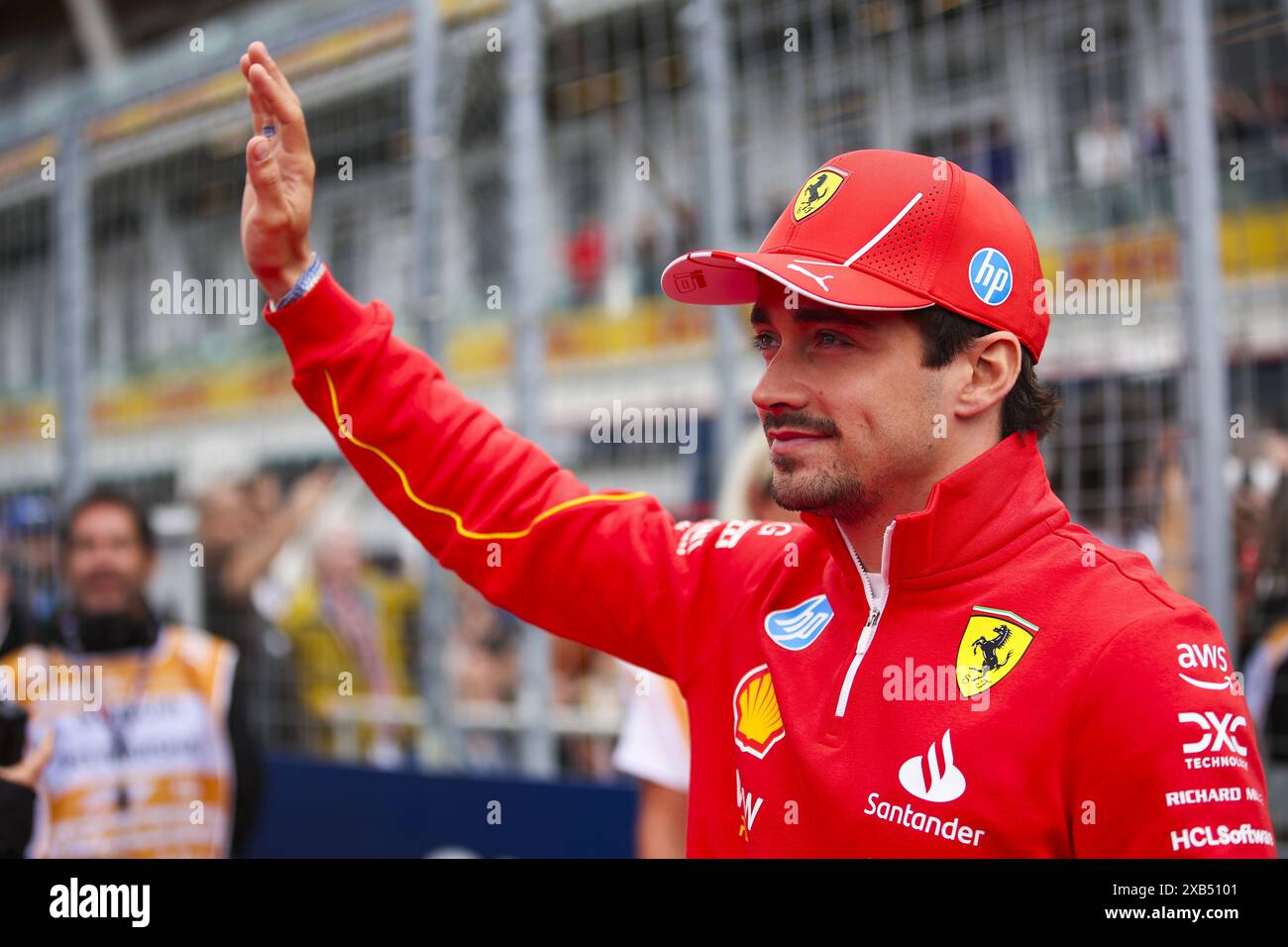 LECLERC Charles (mco), Scuderia Ferrari SF-24, portrait+ during the ...