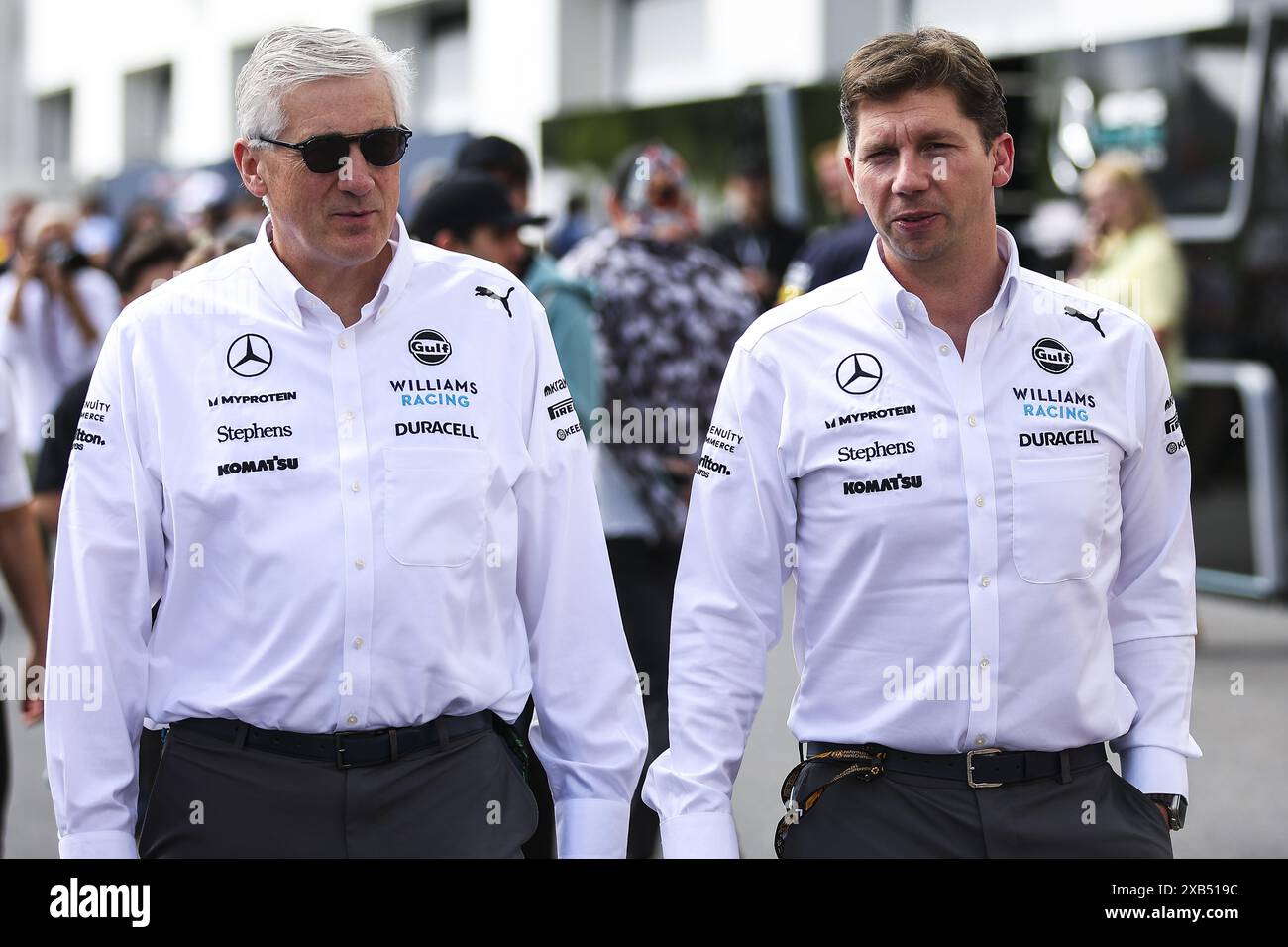 VOWLES James, Team Principal of Williams Racing, portrait and Matthew ...