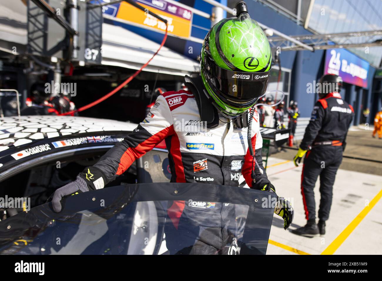 HAWKSWORTH Jack (gbr), Akkodis ASP Team, Lexus RC F GT3 #87, LM GT3 ...