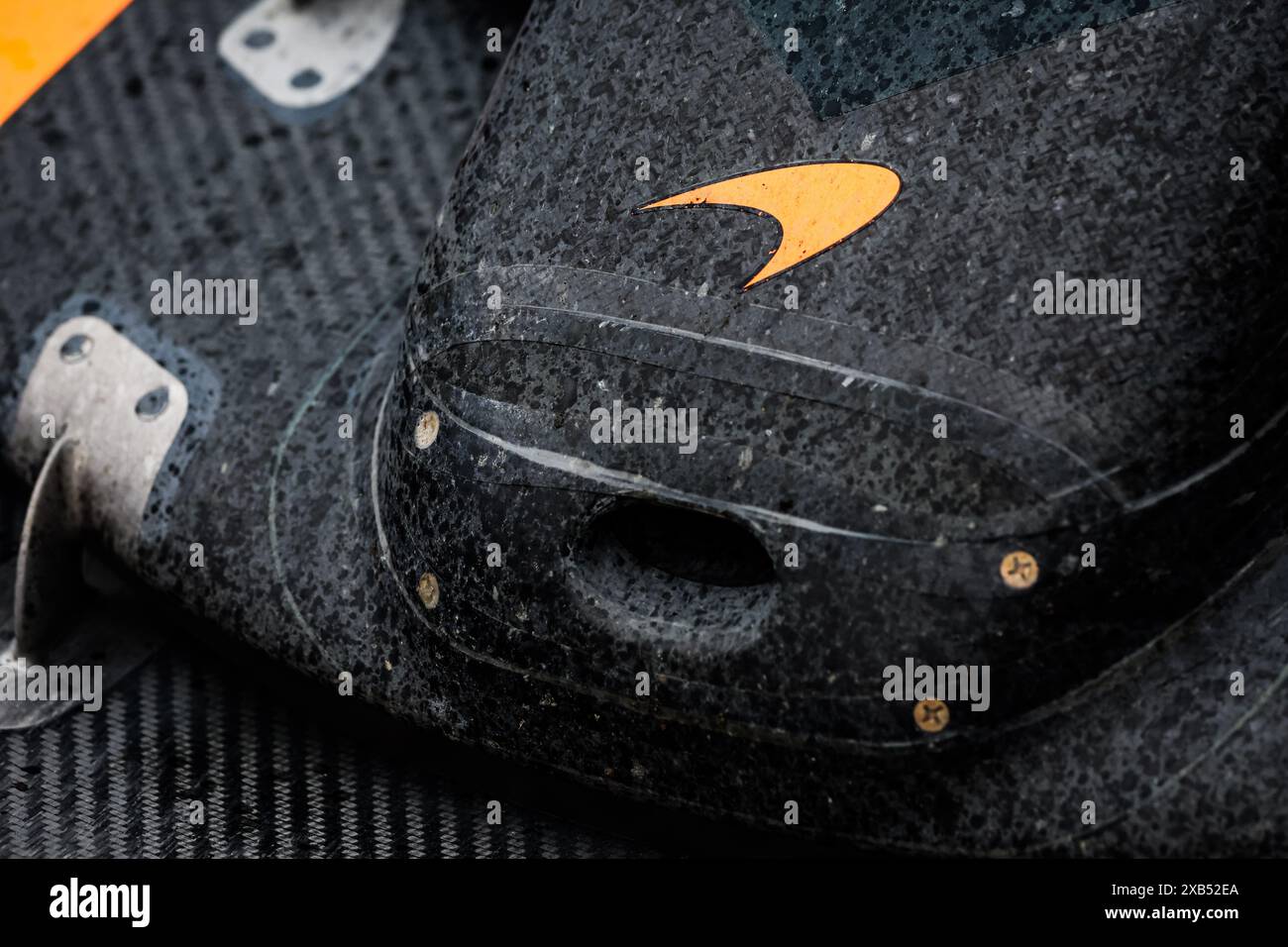 McLaren F1 Team MCL38, mechanical detail of front wing during the ...