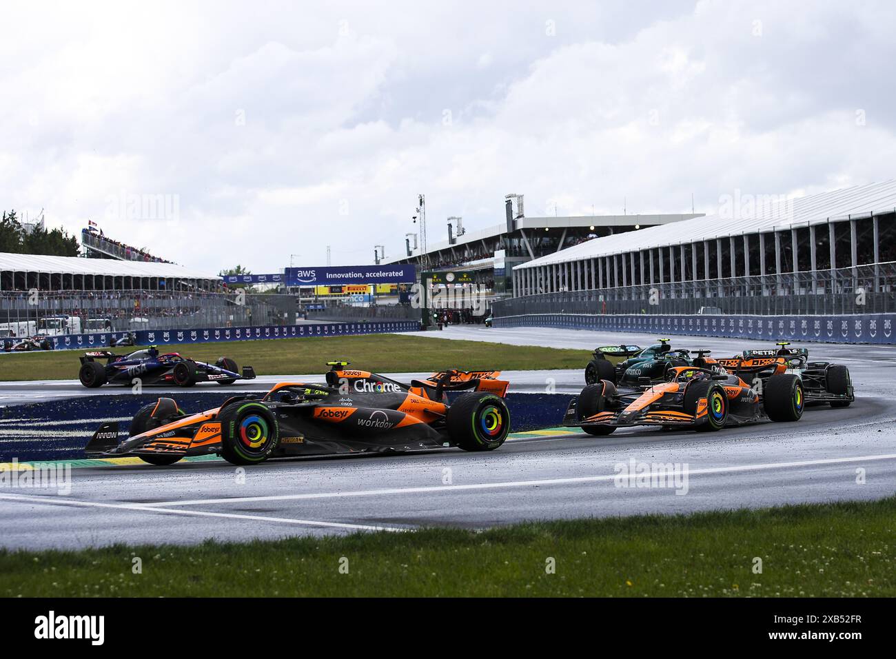 04 NORRIS Lando (gbr), McLaren F1 Team MCL38, action during the Formula 1 AWS Grand Prix du ...