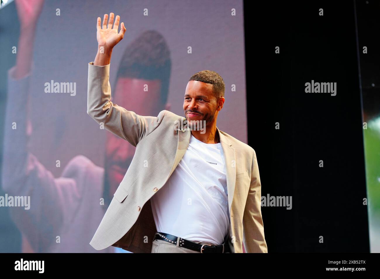 Copenhagen, Denmark. 10th June, 2024. Mathias Zanka Joergensen on the ...