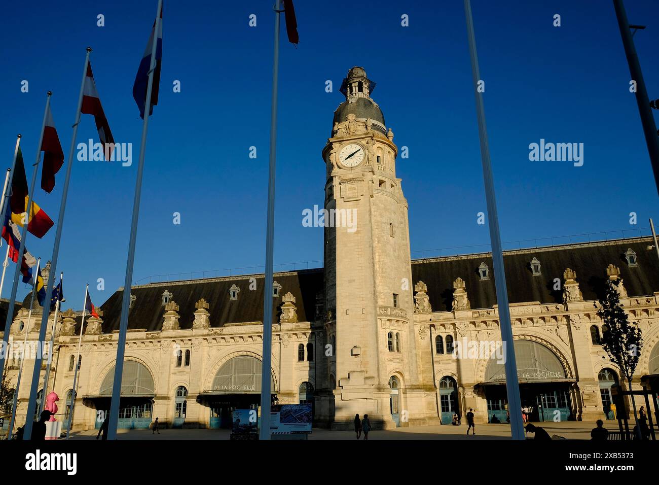 Gare de La Rochelle: the train station at La Rochelle, France Stock ...