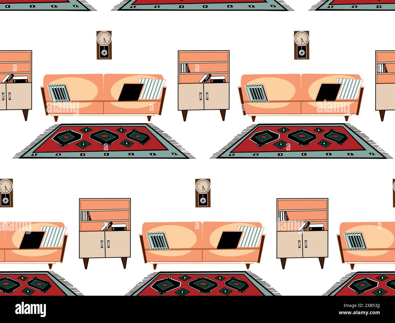 Patterned pattern carpet Stock Vector Images - Alamy