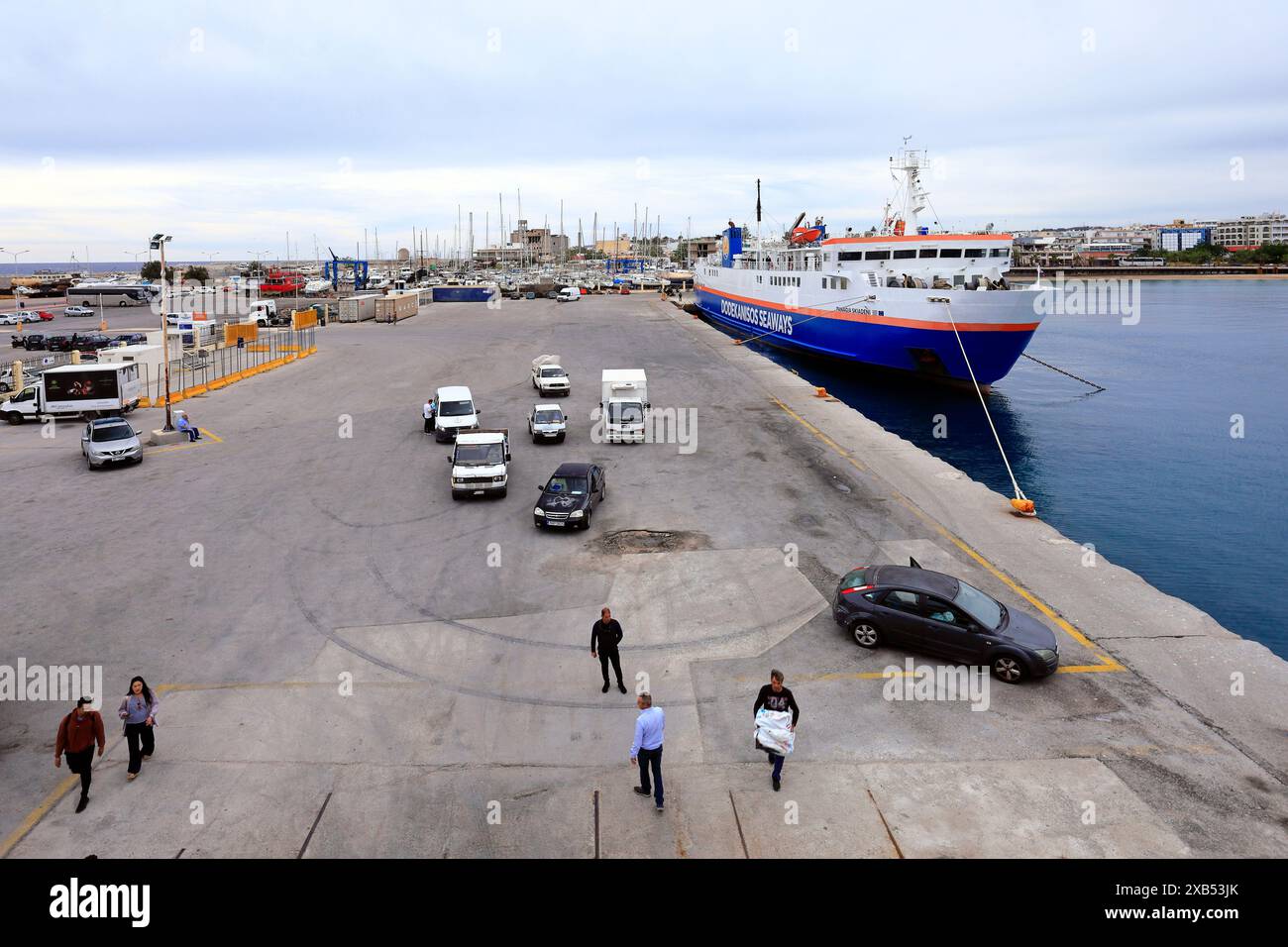 Ferry to Symi Island and other Greek islands, from Akandia harbour ...