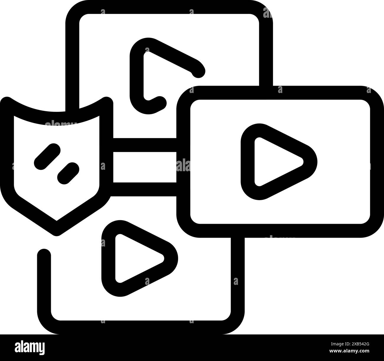 Shield is protecting video players representing secure video streaming ...