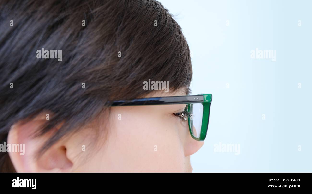 Young boy, age 10 with glasses, Male Brown Eyes, Caucasian man looking ...
