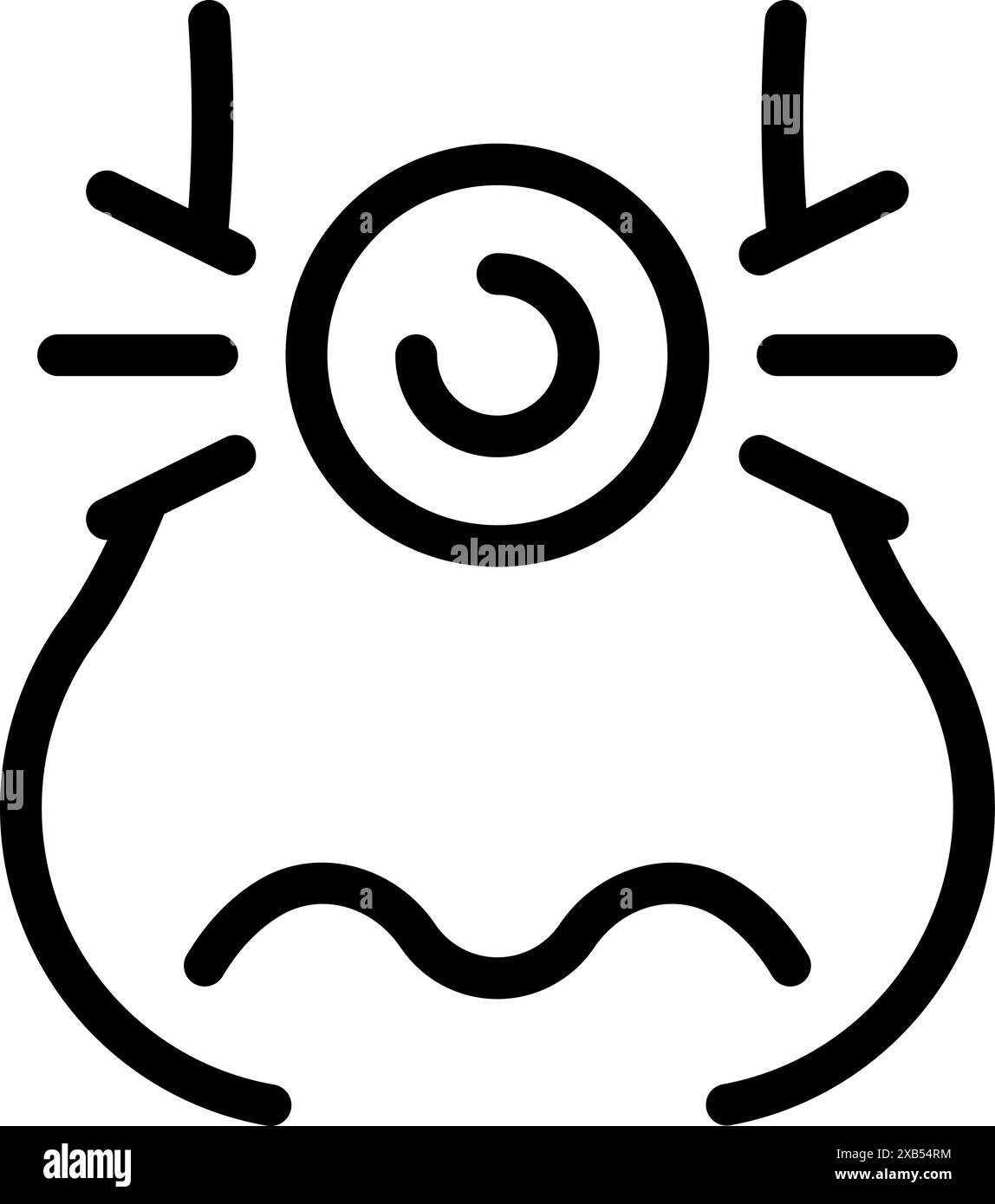 Marketing funnel icon representing the process of attracting and ...