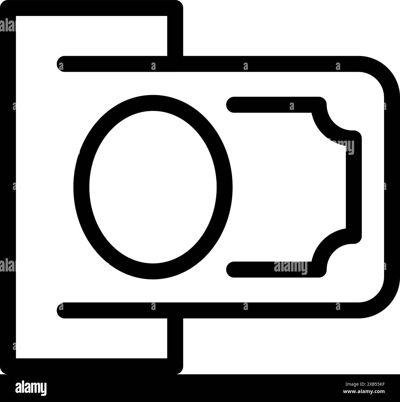 Simple design of a hand holding a banknote, representing financial ...