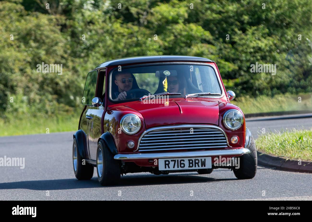 Stony Stratford,UK - June 2nd 2024: 1998 red Rover Mini Cooper car ...