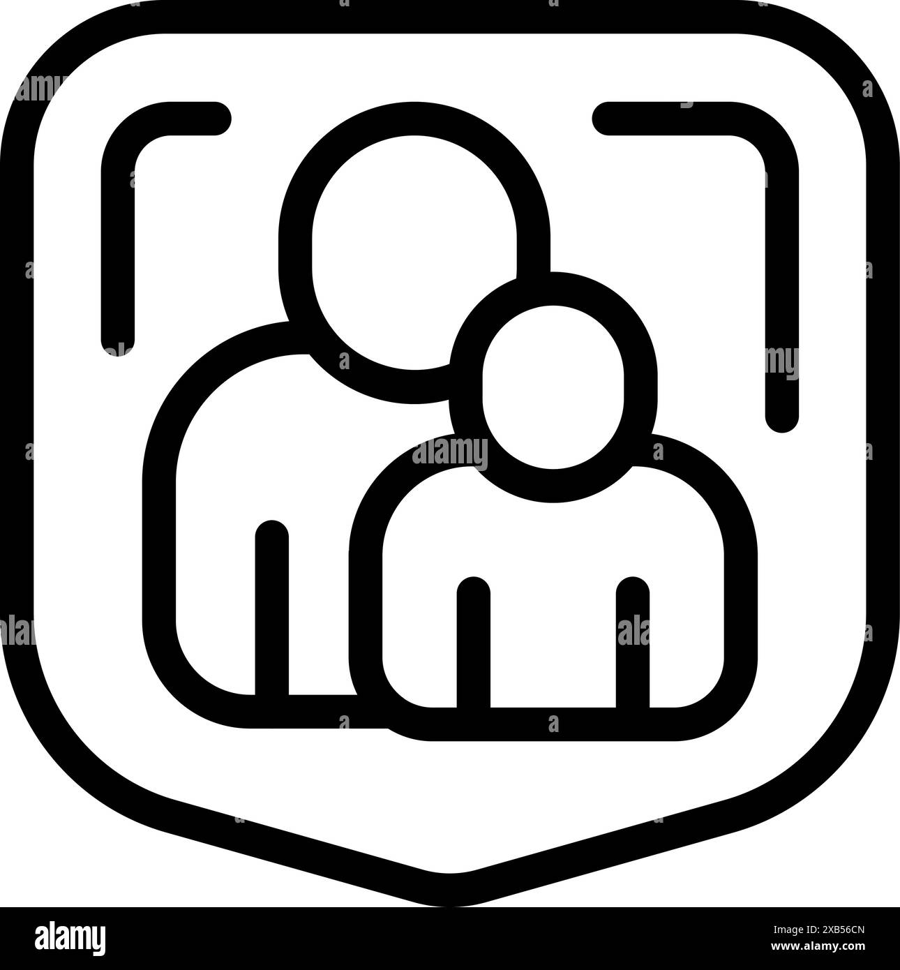 Security system is ensuring the safety of a family inside their house ...