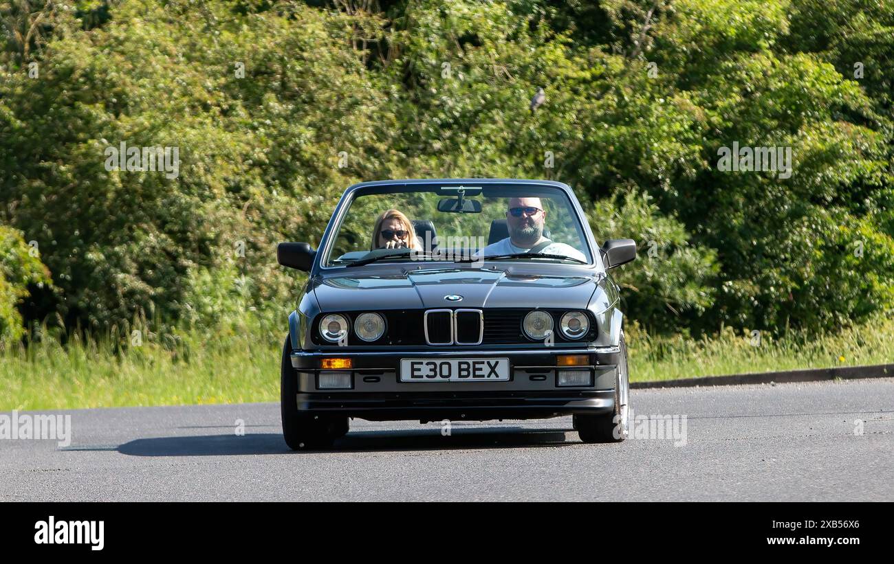Stony Stratford,UK - June 2nd 2024: 1989 grey BMW 3 series 325i ...