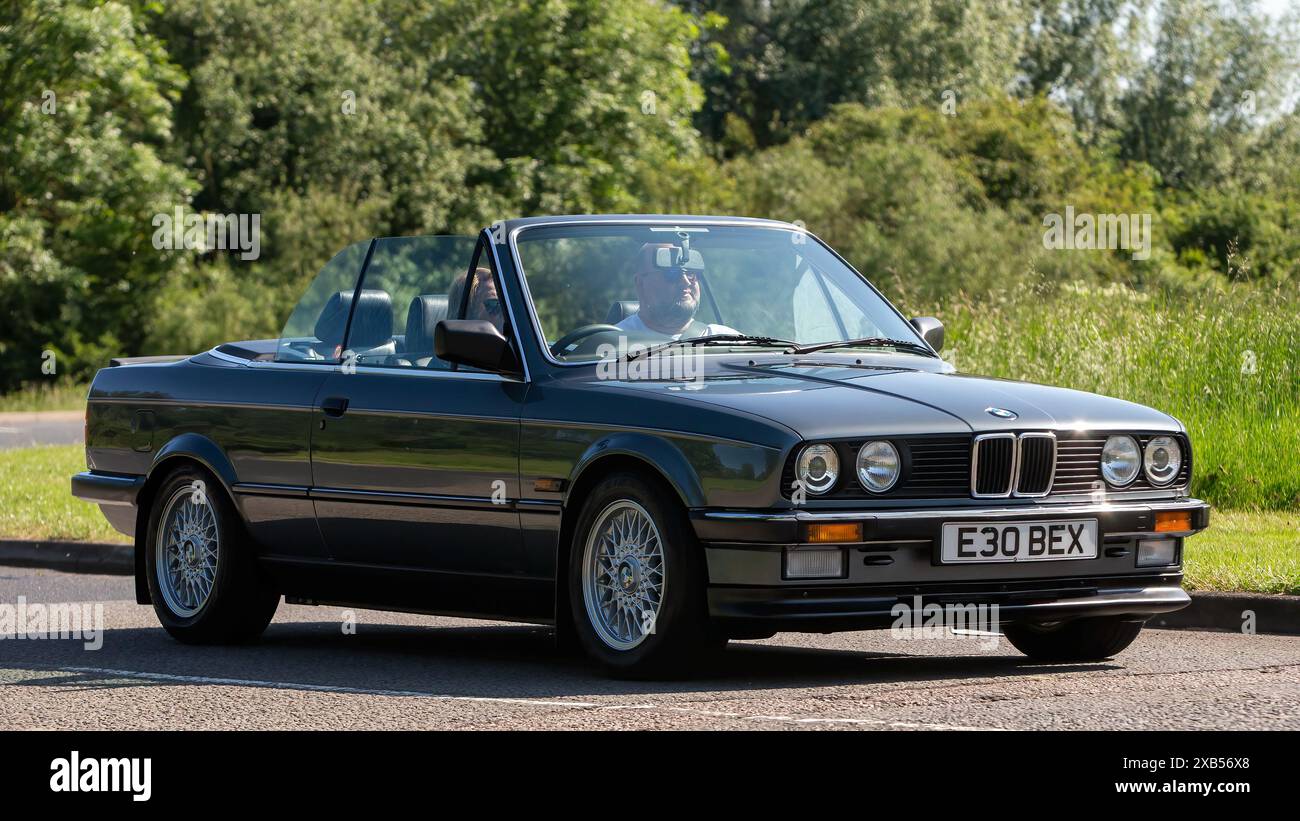 Stony Stratford,UK - June 2nd 2024: 1989 grey BMW 3 series 325i ...