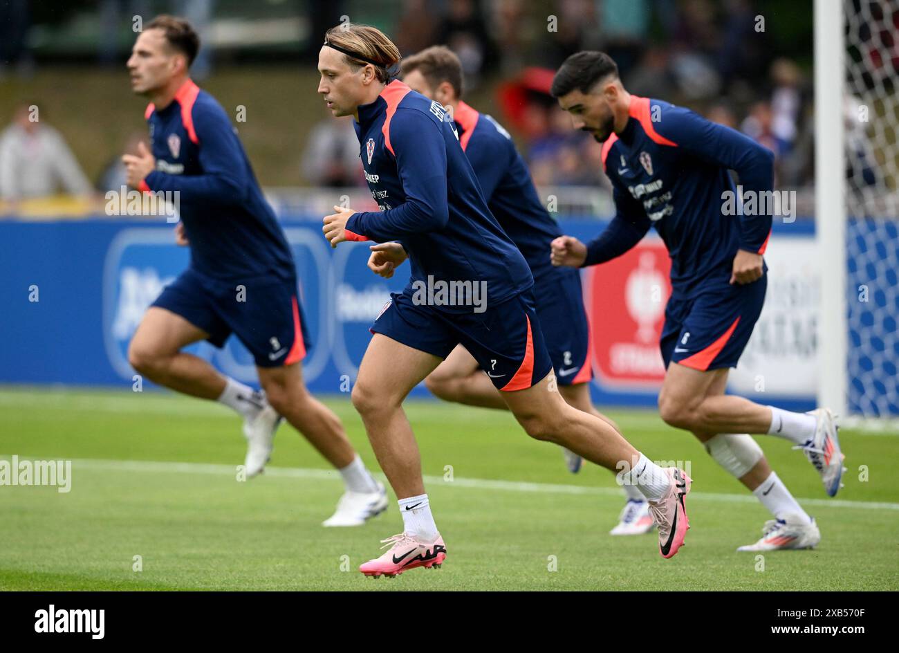 Neuruppin, Germany. 10th June, 2024. Croatia National Team is pictured ...