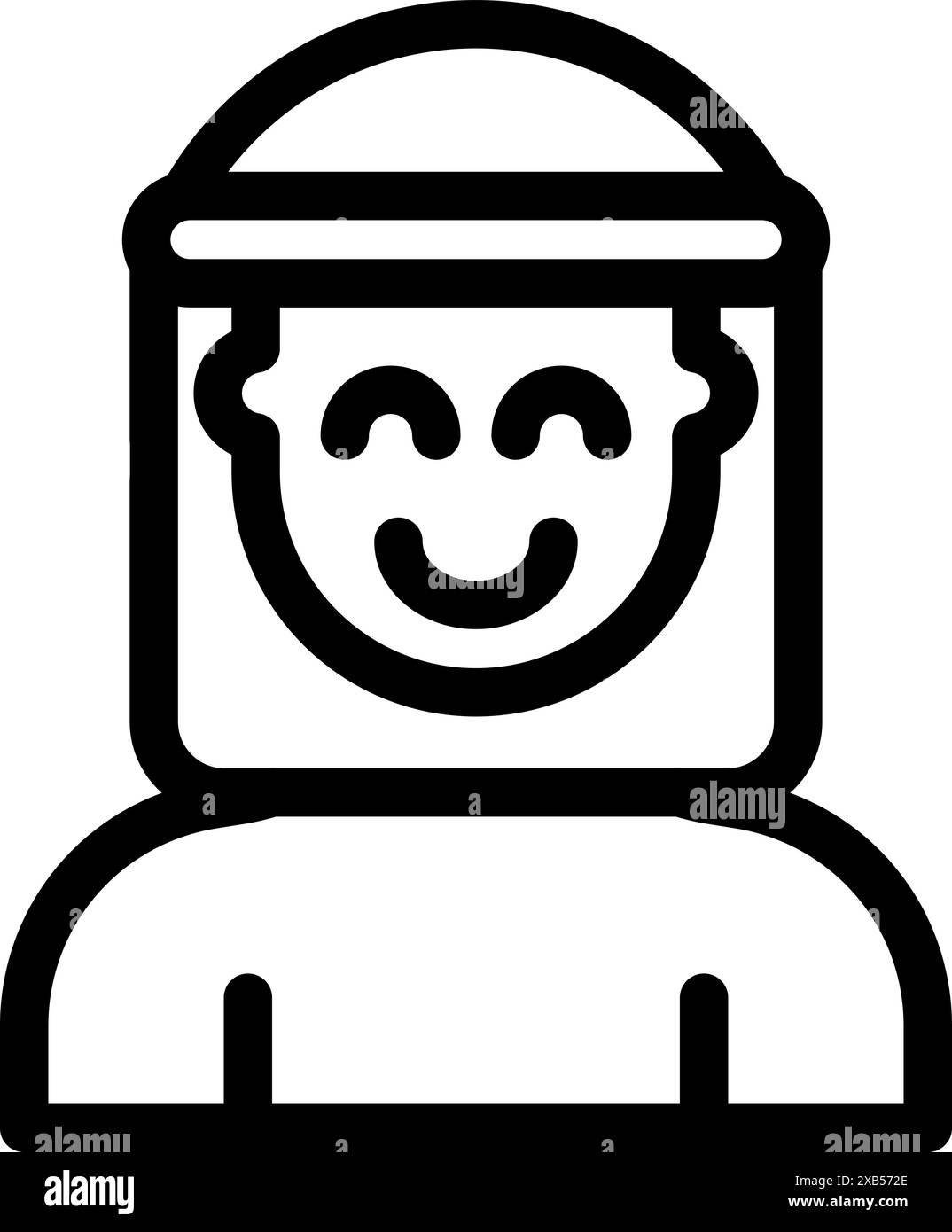 Arabic man with a big smile wearing traditional headwear keffiyeh or ...