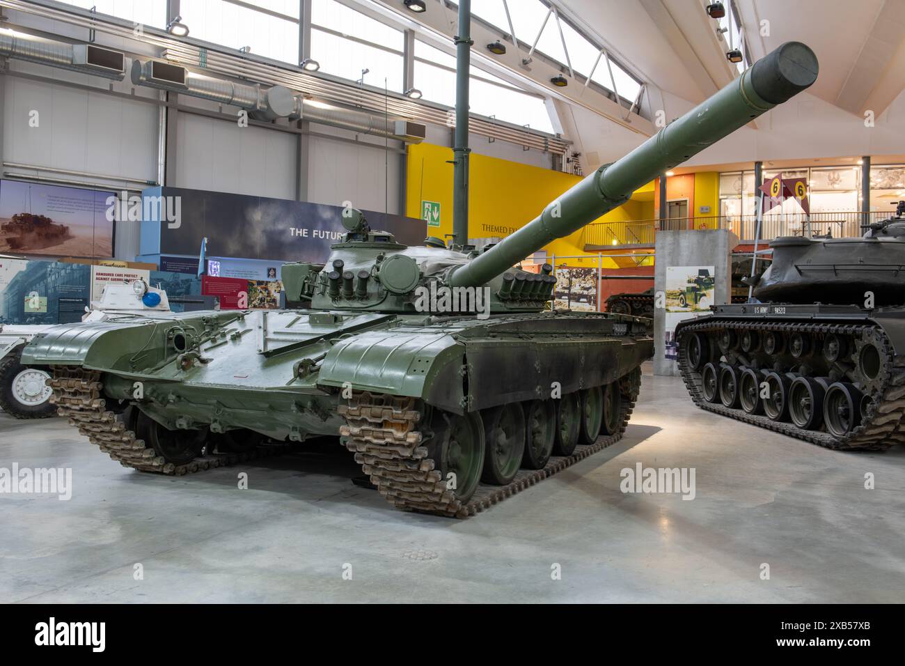 Bovington.Dorset.United Kingdom.February 25th 2024.A T-72 Main Battle ...