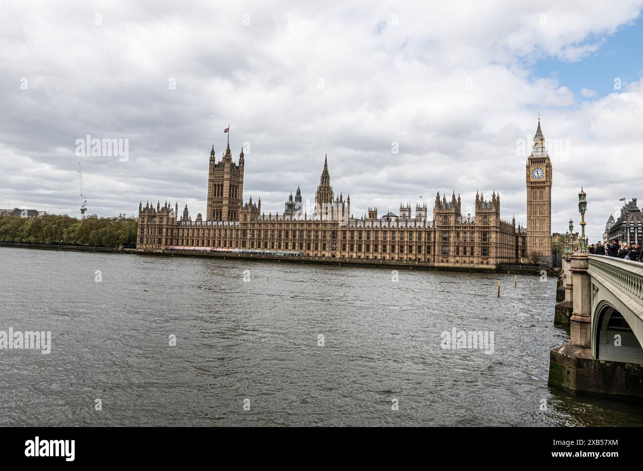 The Palace of Westminster on the banks of the River Thames is the home ...